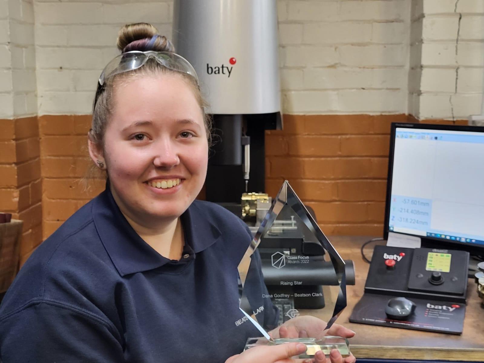 Dana Godfrey wins Glass Focus Rising Star award